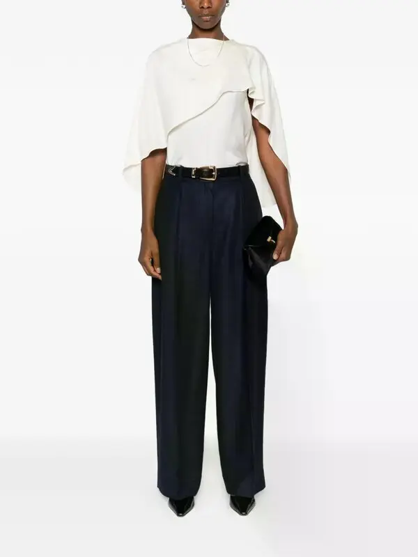 TOTEME Flannel Trousers - Blue