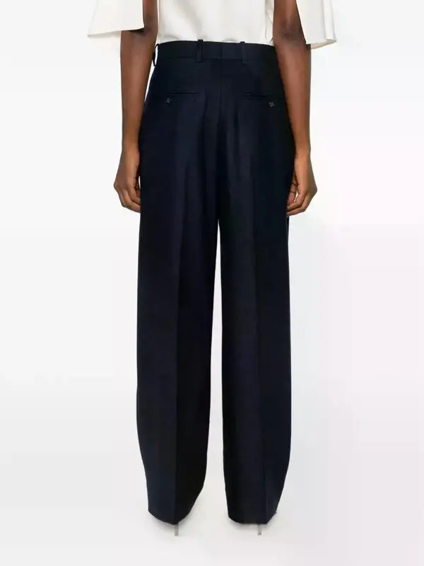TOTEME Flannel Trousers - Blue