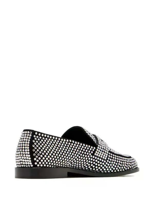 Amina Muaddi Tilda Crystal-embellished Loafers