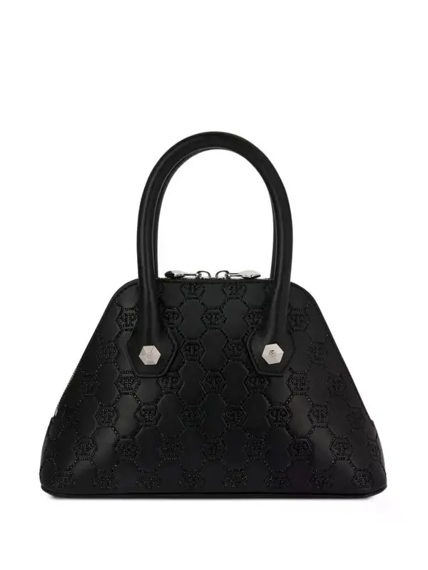 Philipp Plein Small Monogram Handle Bag
