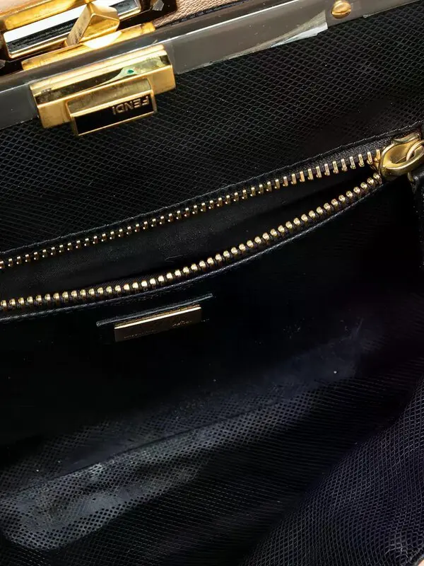 Fendi 2009 Peekaboo Tote - Neutrals