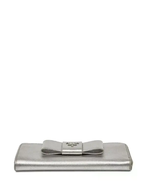 Prada Bow Leather Wallet