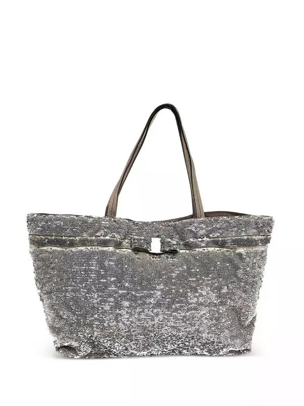 FERRAGAMO Sequin-embellished Tote