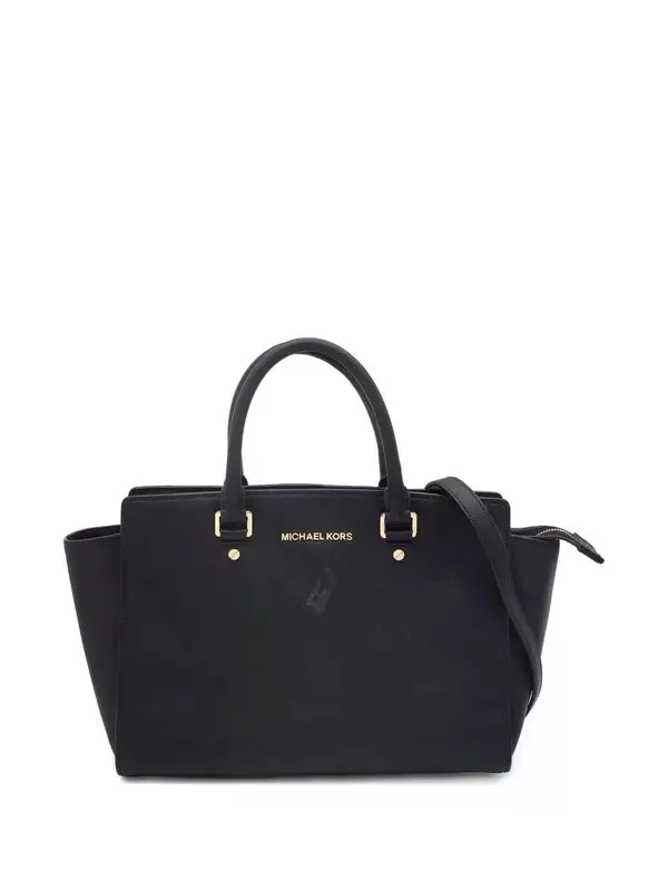 Michael Kors Leather Shoulder Bag - Black