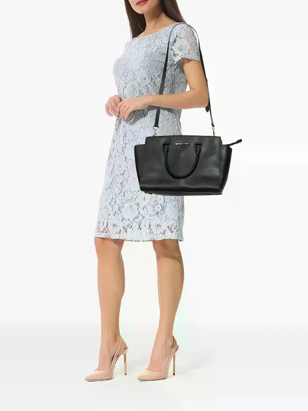 Michael Kors Leather Shoulder Bag - Black