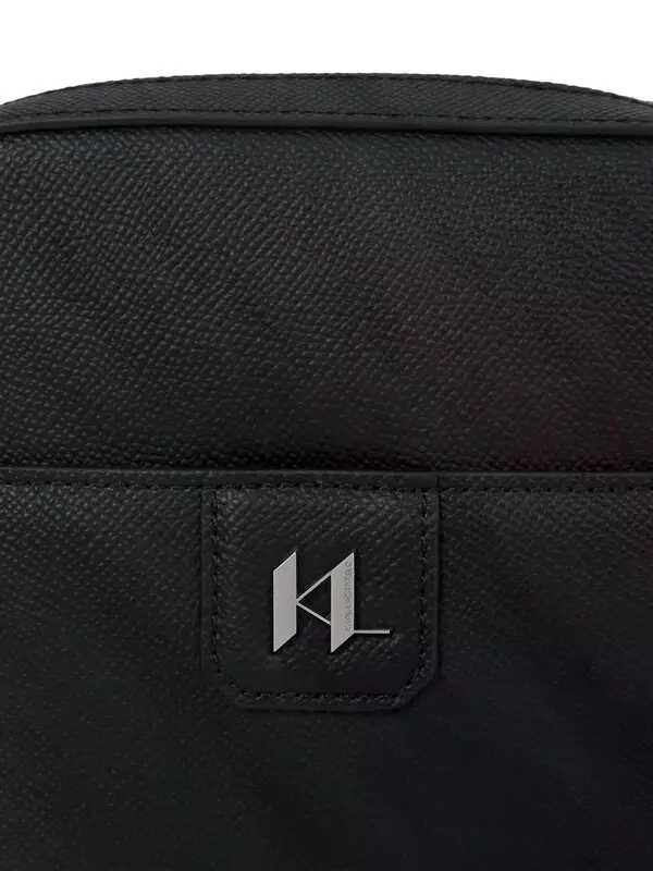 Karl Lagerfeld Monogram Leather Bag