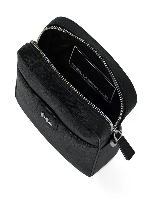 Karl Lagerfeld Monogram Leather Bag