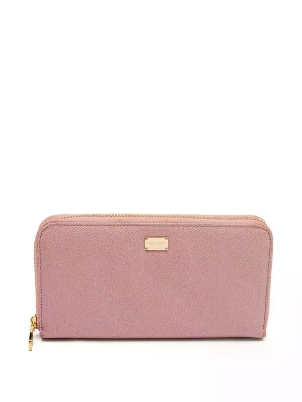 Dolce & Gabbana Leather Wallet - Pink