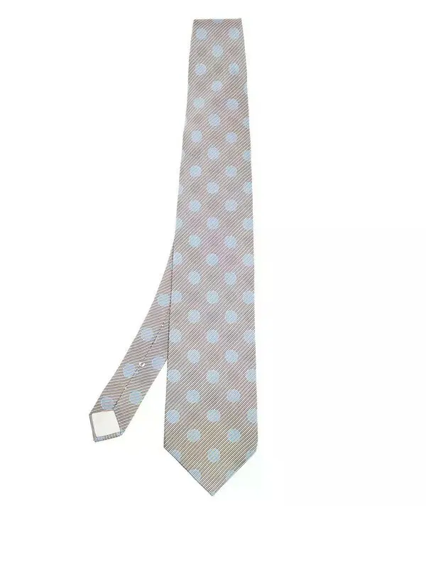 LANVIN Silk Neck Tie - Grey