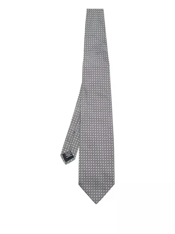 BOSS Patterned Neck Tie - Grey