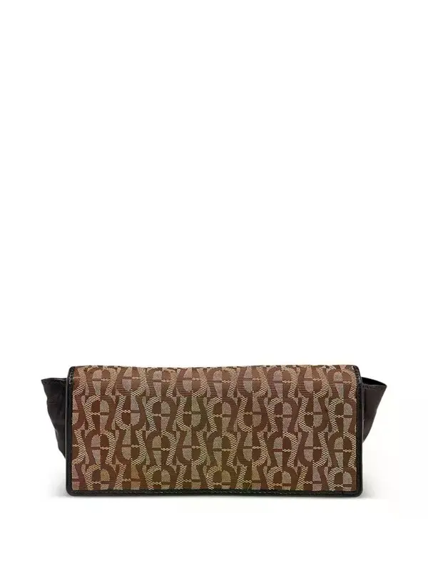 AIGNER Pre-owned Patterned-jacquard Wallet - Neutrals