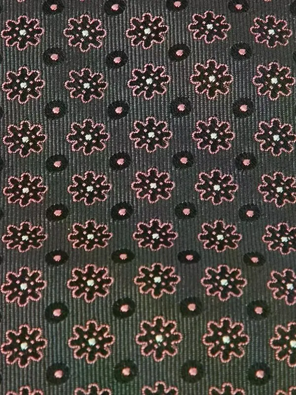 Brioni Floral-pattern Silk Neck Tie