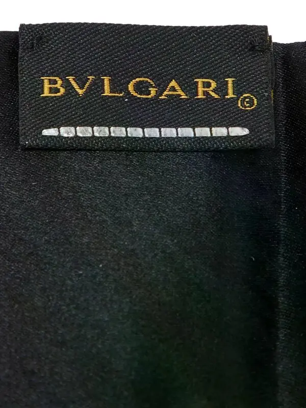 BVLGARI Geometric-print Silk Scarf