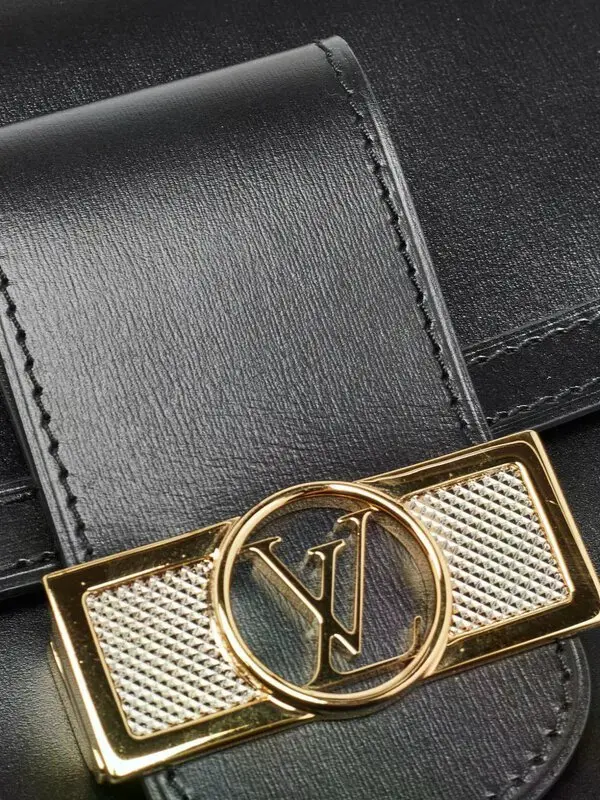 LOUIS VUITTON Dauphine Mm Shoulder Bag - Black