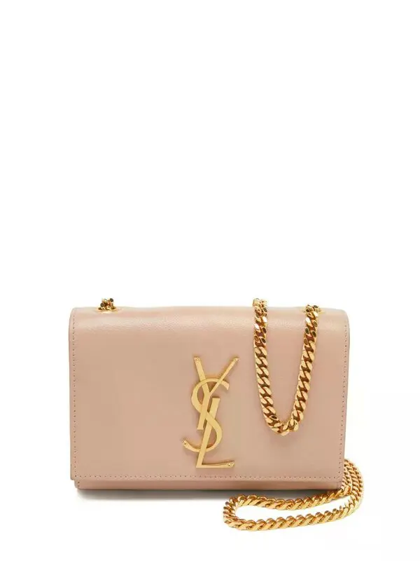 Saint Laurent Kate Chain Shoulder Bag - Neutrals