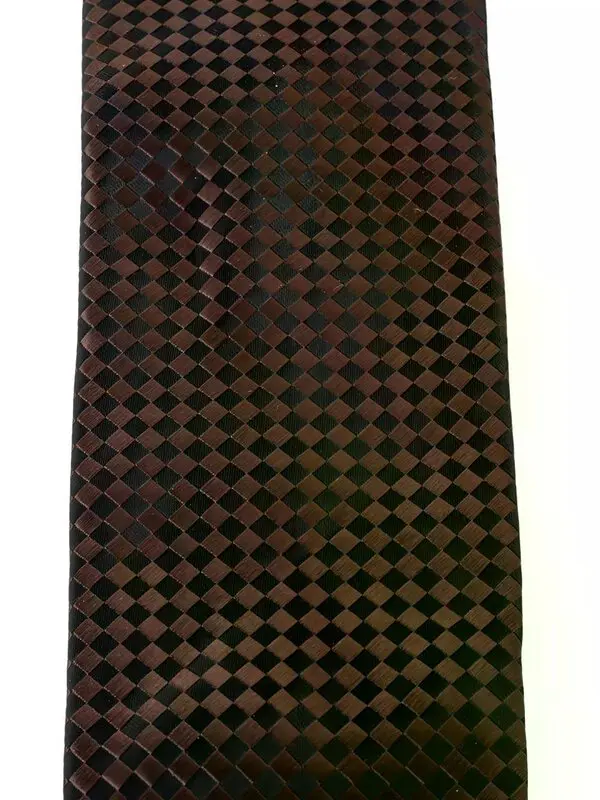 LANVIN Checkered Silk Necktie