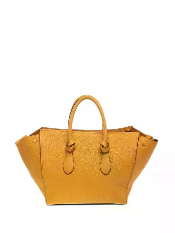 Celine Tie Leather Tote Bag