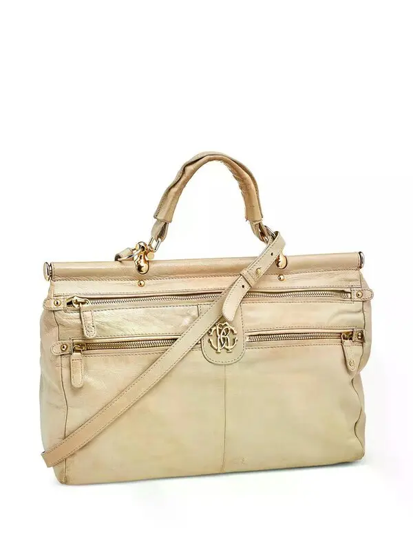 Roberto Cavalli Leather Tote Bag