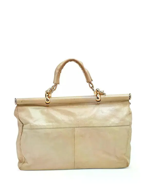 Roberto Cavalli Leather Tote Bag