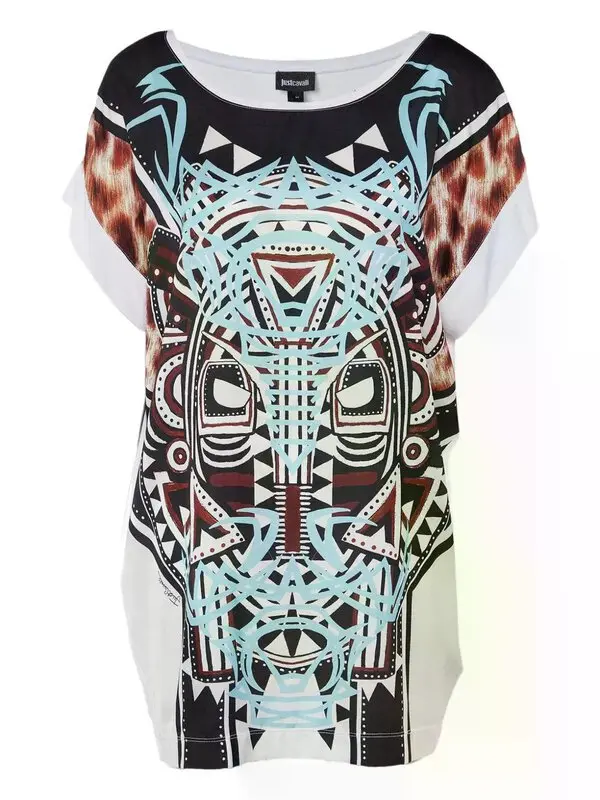 Just Cavalli Graphic-print Tunic Top