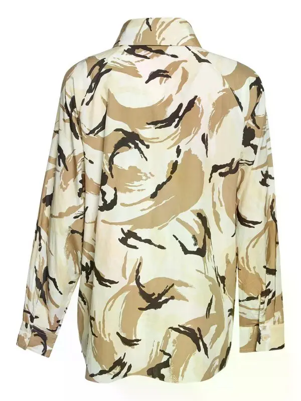 Kenzo Abstract Print Button-up Blouse