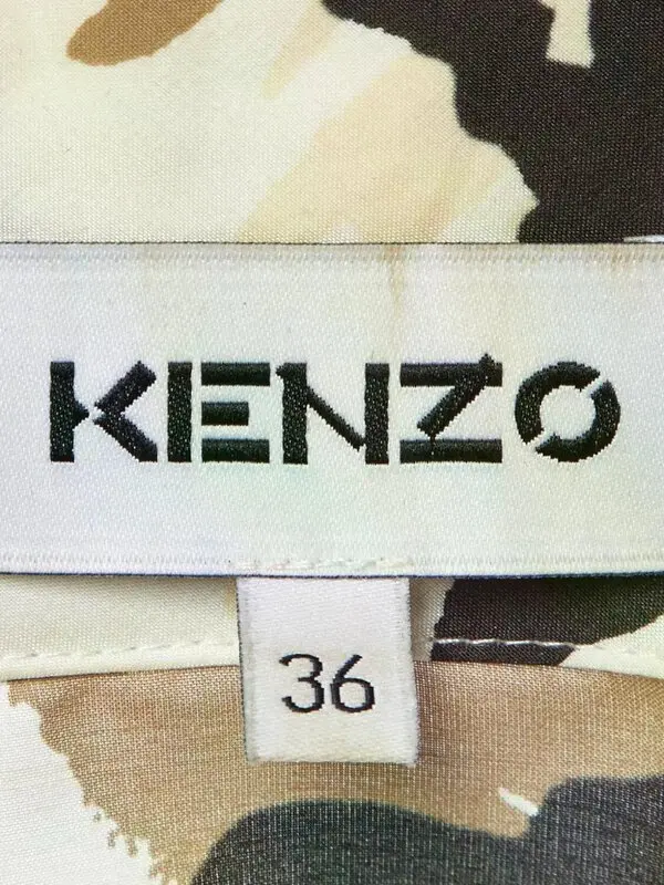 Kenzo Abstract Print Button-up Blouse
