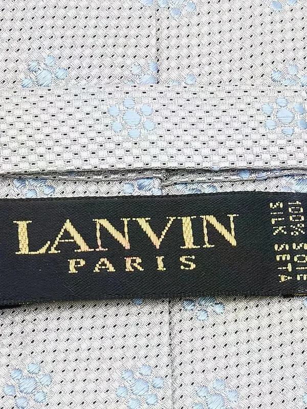 LANVIN Embroidered Floral Tie