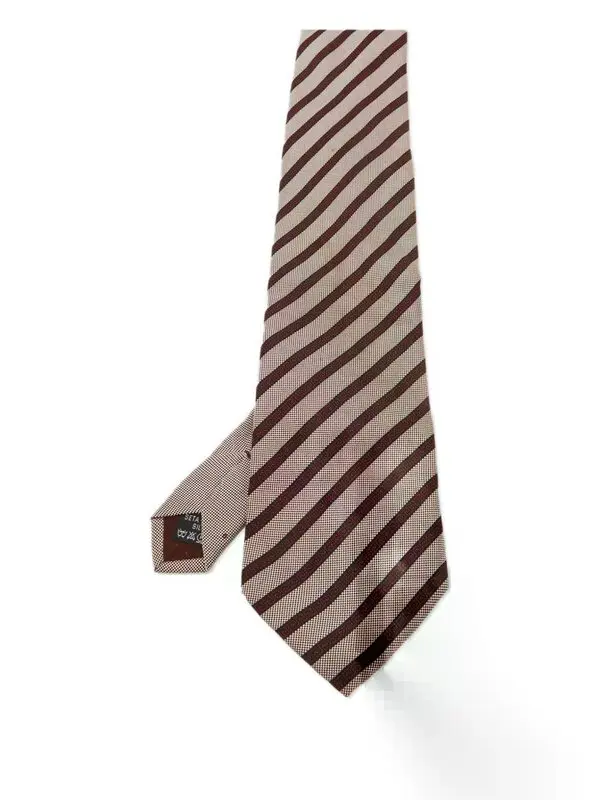 Versace Diagonal-stripe Pattern Neck Tie