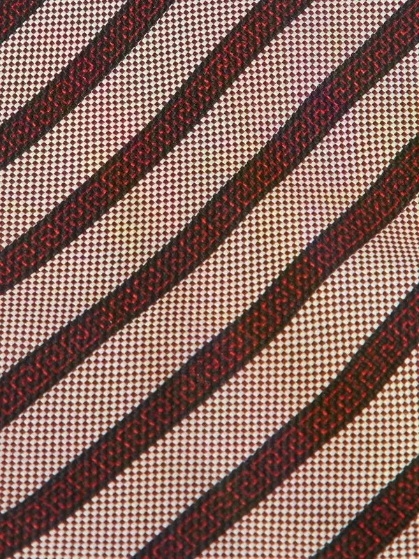 Versace Diagonal-stripe Pattern Neck Tie