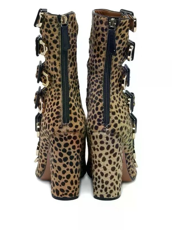 AQUAZZURA Leopard-print Heeled Sandals