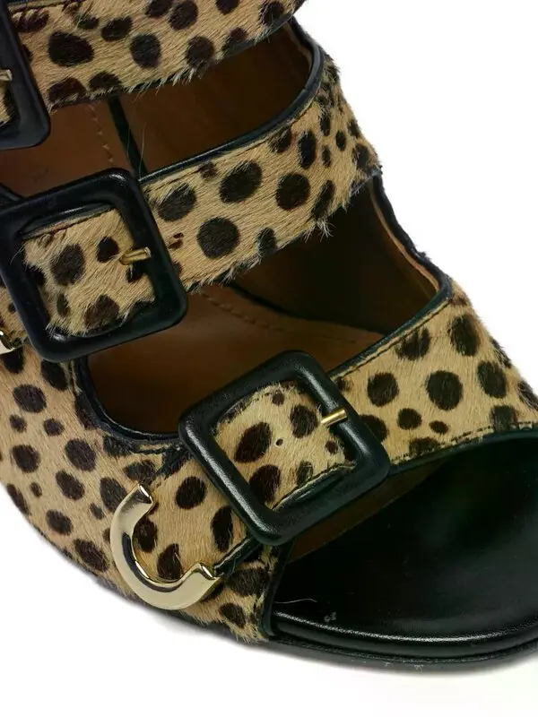 AQUAZZURA Leopard-print Heeled Sandals