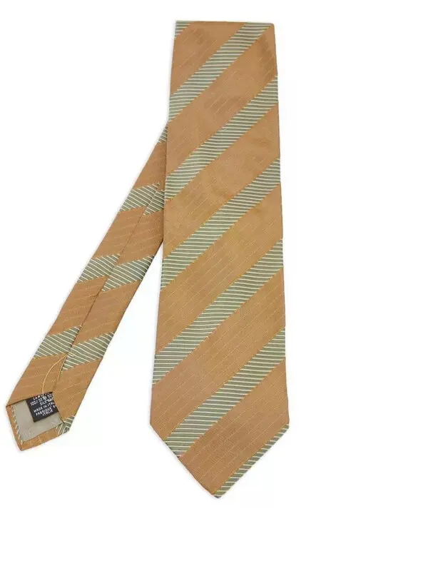 Giorgio Armani Striped Neck Tie - Neutrals
