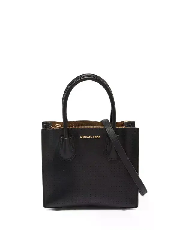 Michael Kors Leather Tote Bag - Black