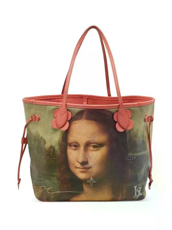 LOUIS VUITTON X Jeff Koons Neverfull Mm Tote Bag