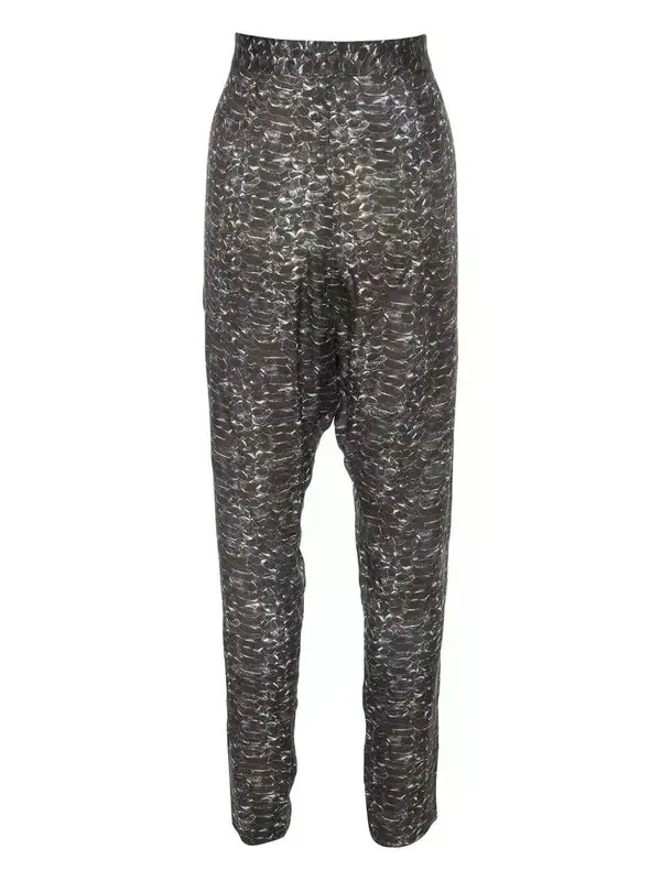 JOSEPH Printed Tapered Trousers