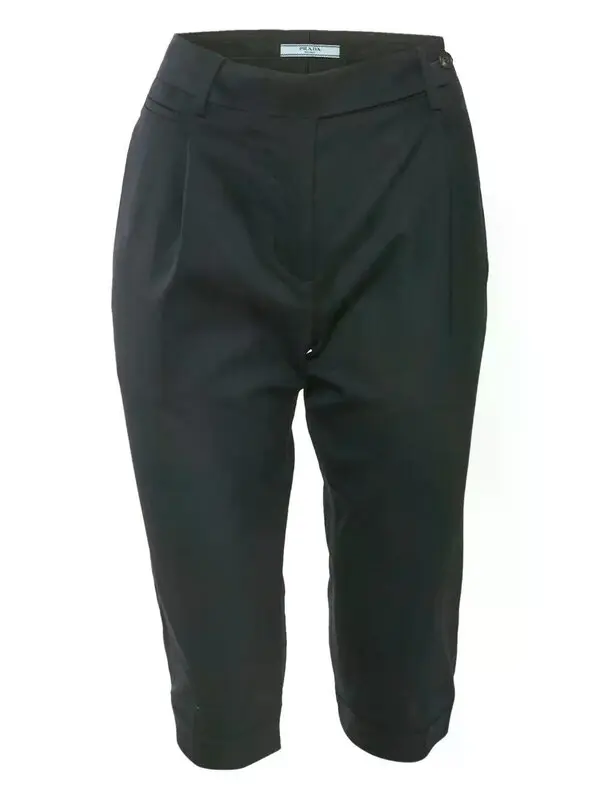 Prada Pleated Capri Trousers