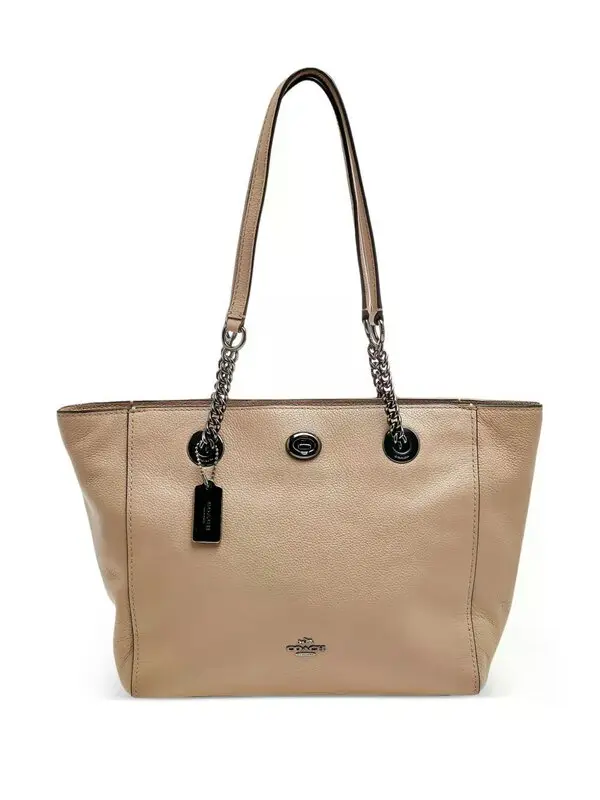 COACH Chain-detail Tote Bag