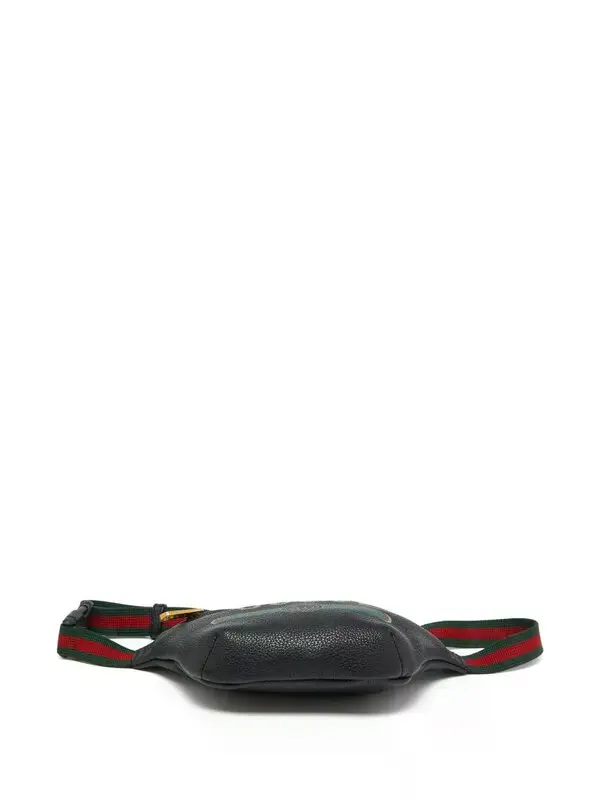 Gucci 2024 Logo Leather Belt Bag - Black
