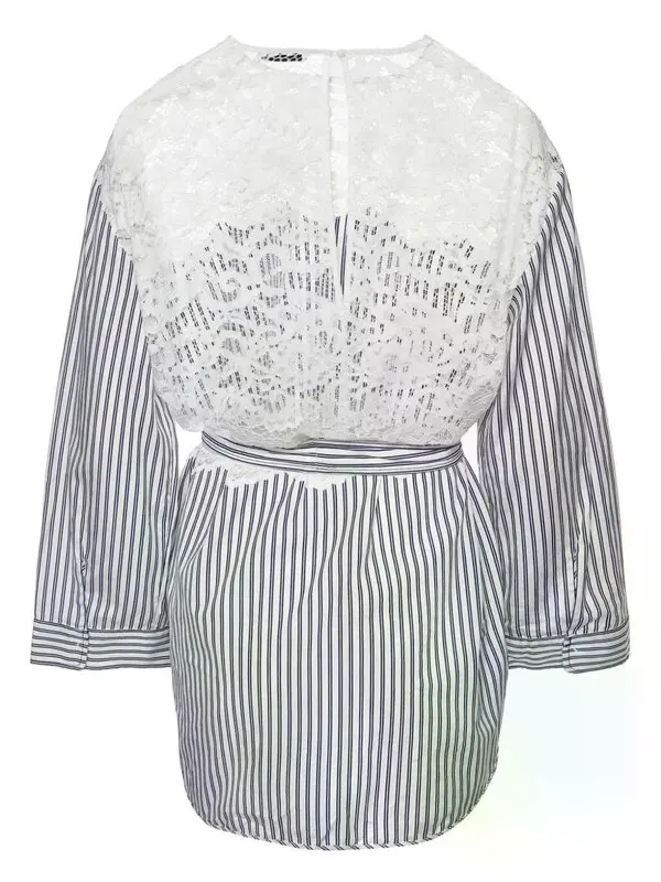 Sandro Striped Belted Shirt
