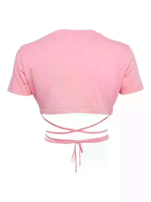 Jacquemus Tie-detail Crop Top