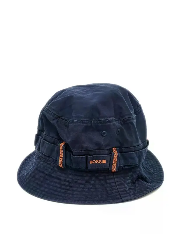 BOSS Cotton Bucket Hat - Blue