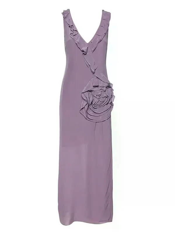 Moschino Floral-appliqué Dress