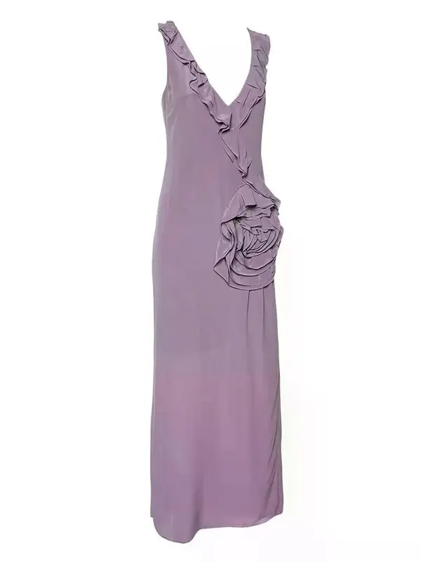 Moschino Floral-appliqué Dress