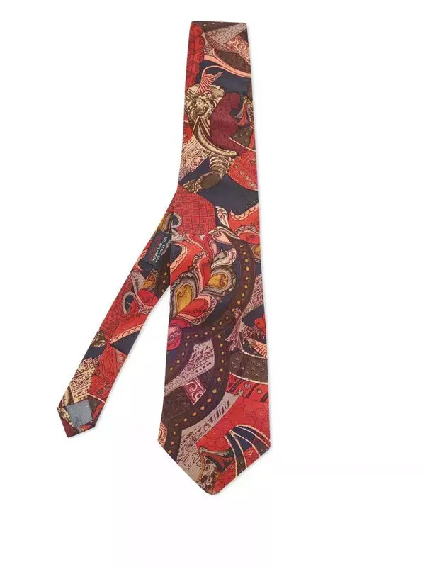 Gianfranco Ferre Silk Patterned Neck Tie