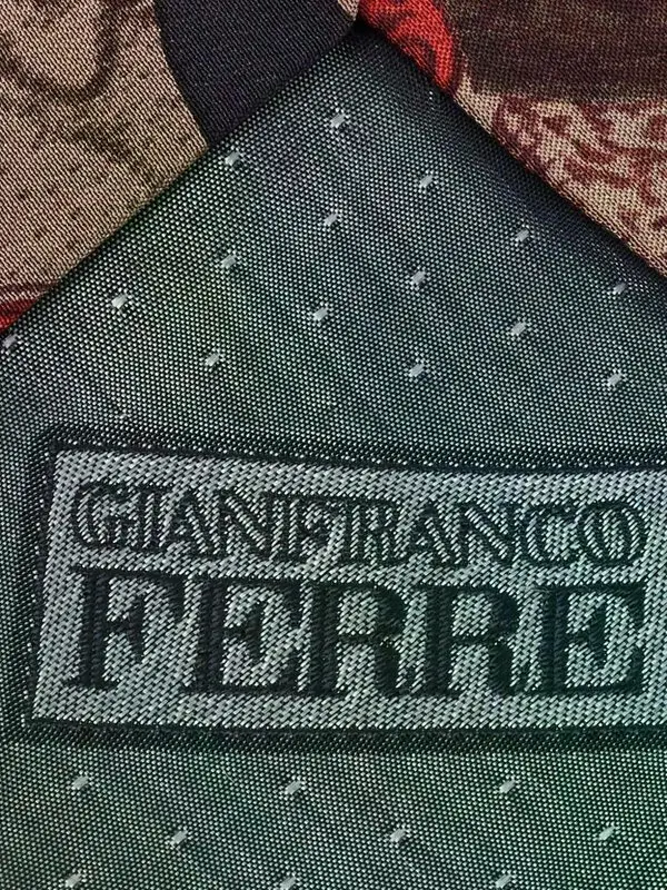 Gianfranco Ferre Silk Patterned Neck Tie