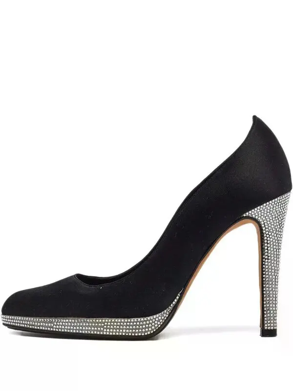 Rene Caovilla 105mm Rhinestone-embellished Platform Pumps