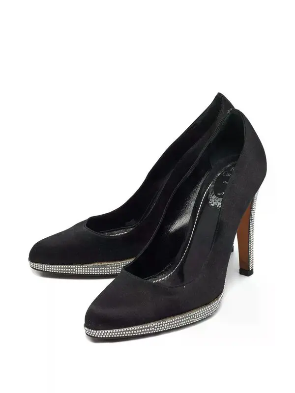 Rene Caovilla 105mm Rhinestone-embellished Platform Pumps