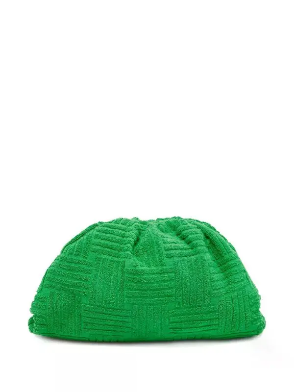 Bottega Veneta Terrycloth Clutch Bag - Green