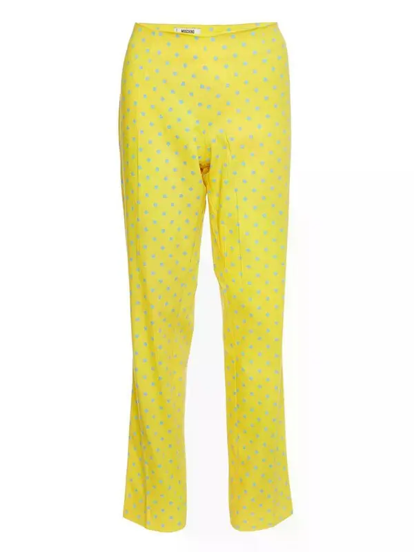 Moschino Polka Dot High-waisted Trousers