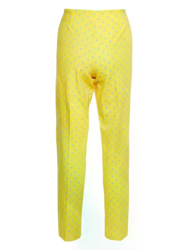 Moschino Polka Dot High-waisted Trousers